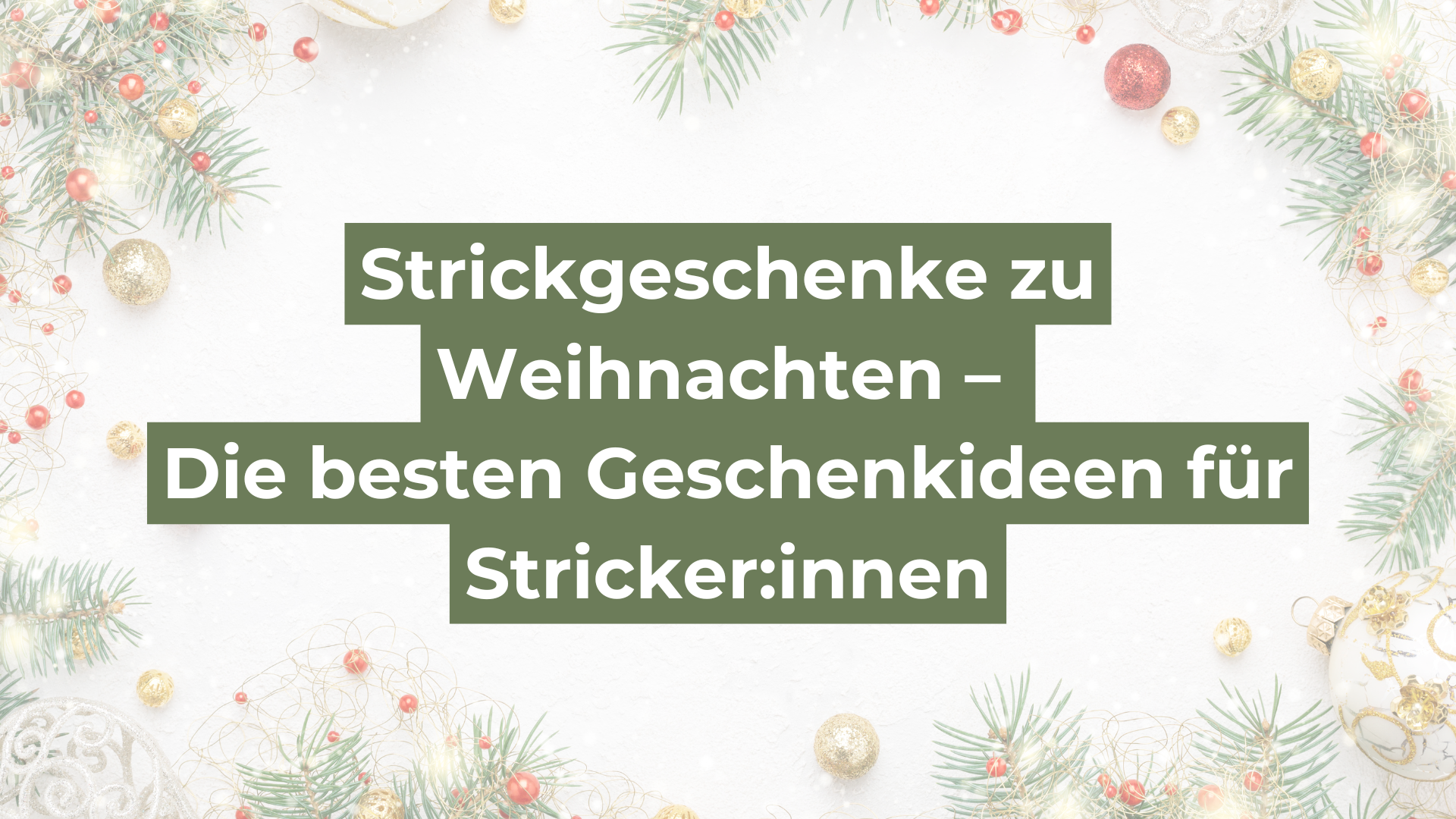 Weihnachtsgeschenke für Stricker:innen - Finde sie auf Lianne.shop ...